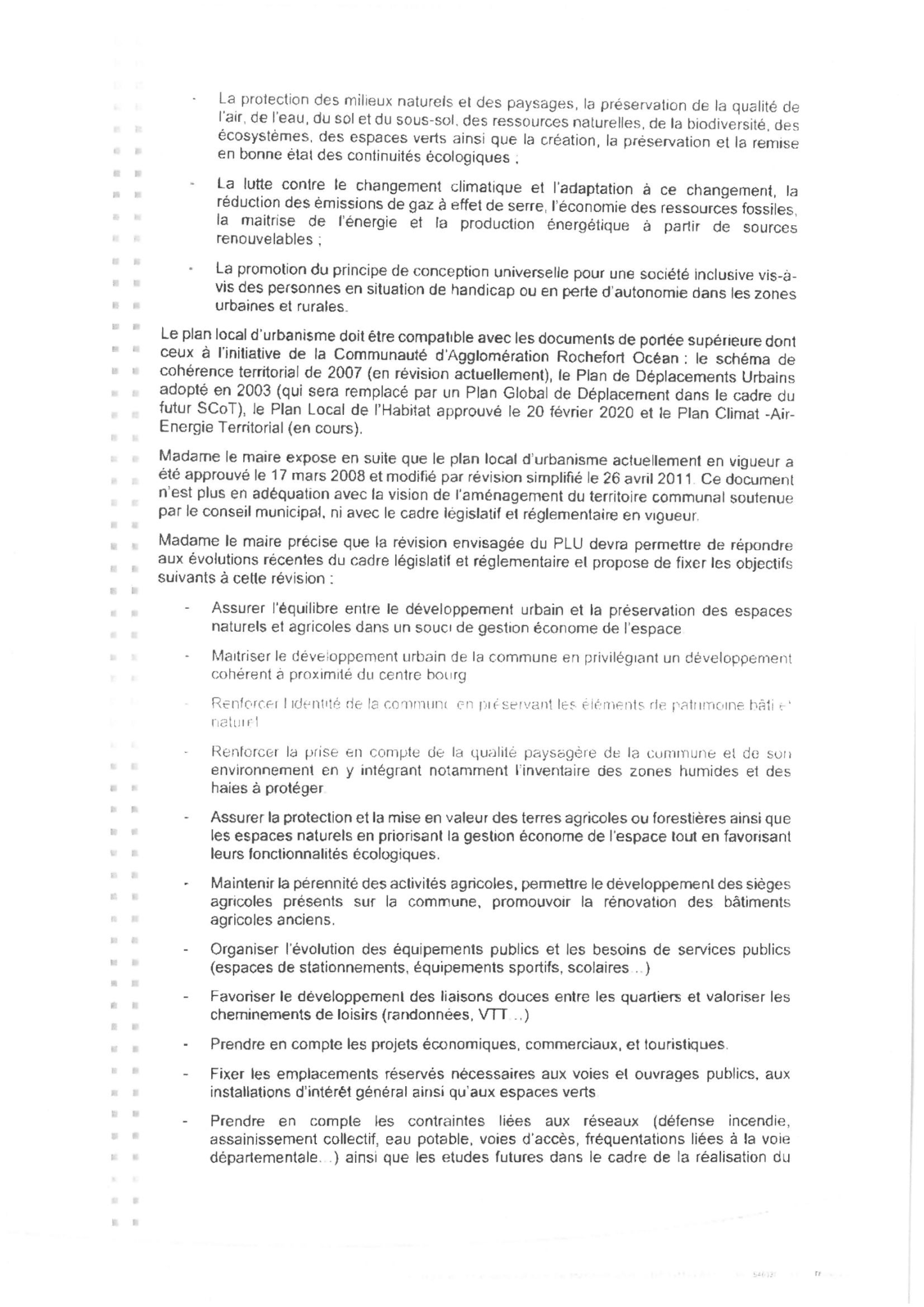 MISE EN REVISION DU PLAN LOCAL D’URBANISME (PLU) – Muron MISE EN REVISION DU PLAN LOCAL D’URBANISME (PLU) – Muron